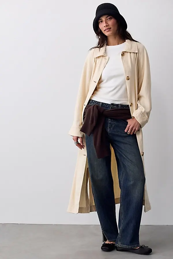 Free People Solstice Linen Duster