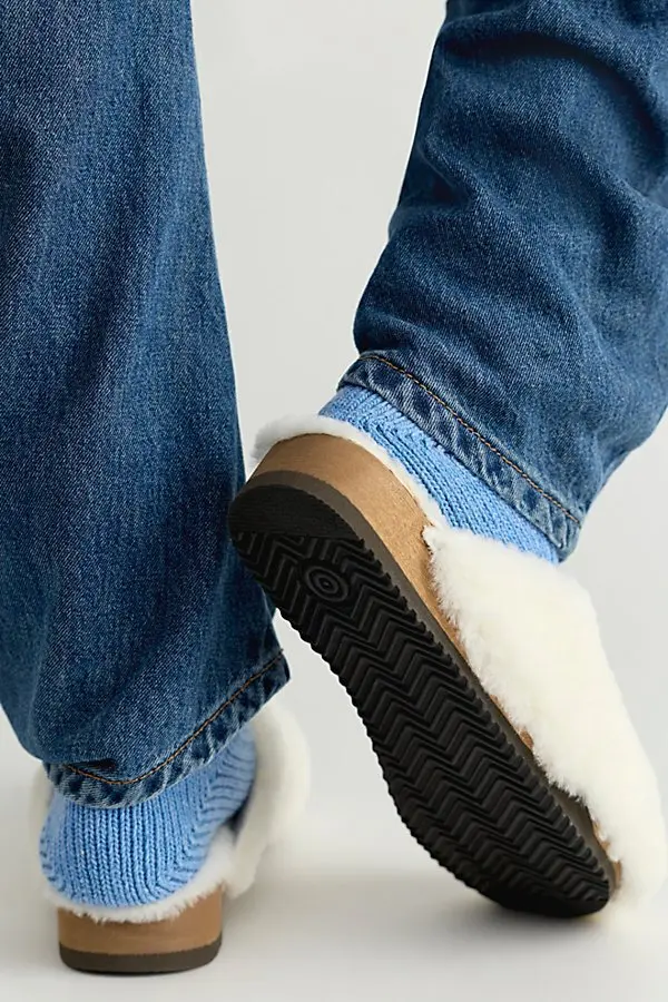 KUNSTEN Ella Cashmere Shearling Clogs