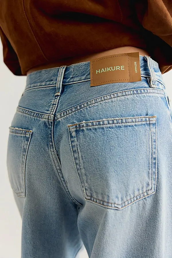 HAIKURE Bethany Barrel Jeans - Pollock