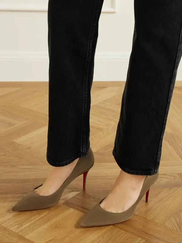 CHRISTIAN LOUBOUTIN Suede Stiletto Pumps