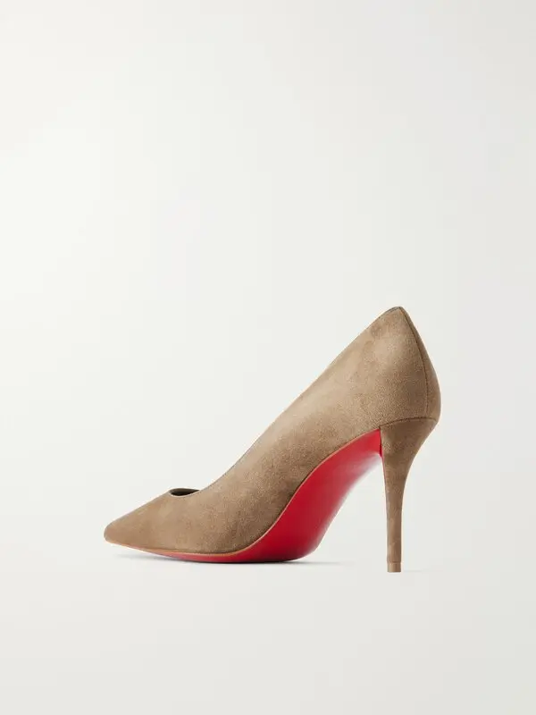 CHRISTIAN LOUBOUTIN Suede Stiletto Pumps