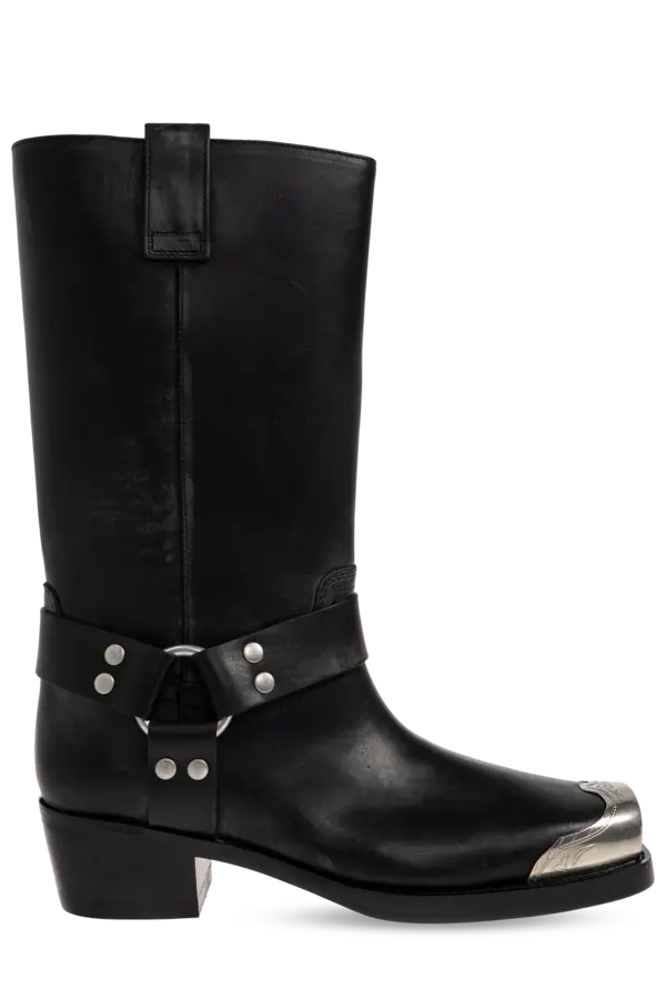 Paris Texas Elsa Mid Calf Heeled Boots
