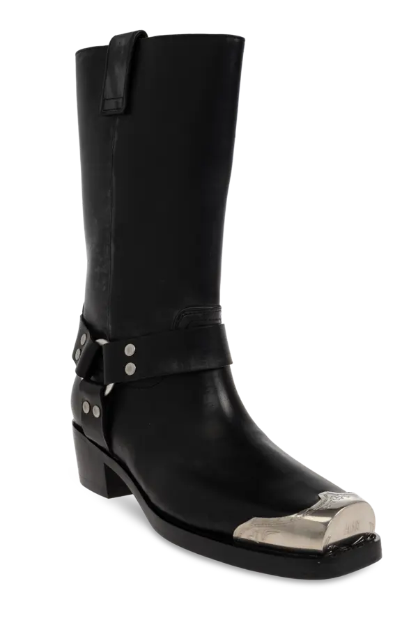 Paris Texas Elsa Mid Calf Heeled Boots