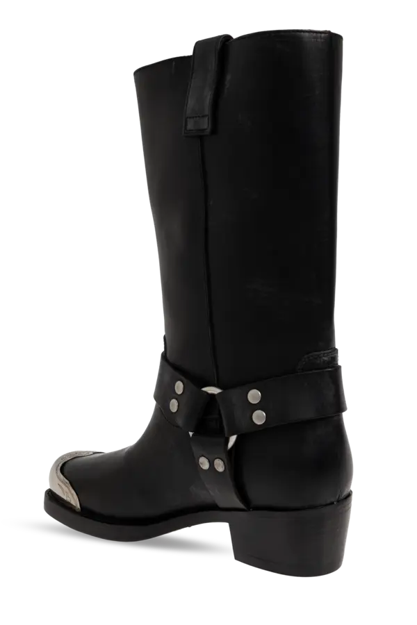 Paris Texas Elsa Mid Calf Heeled Boots