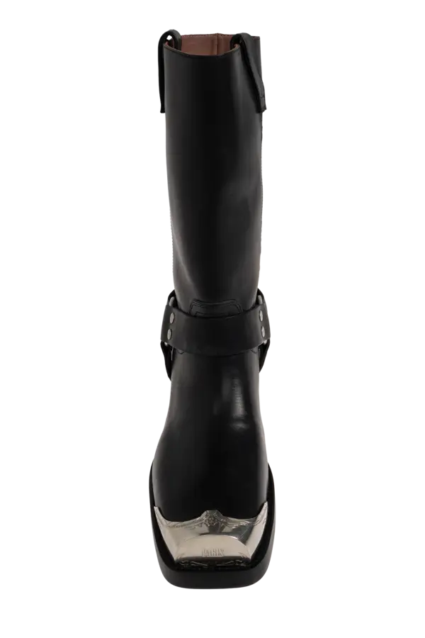 Paris Texas Elsa Mid Calf Heeled Boots