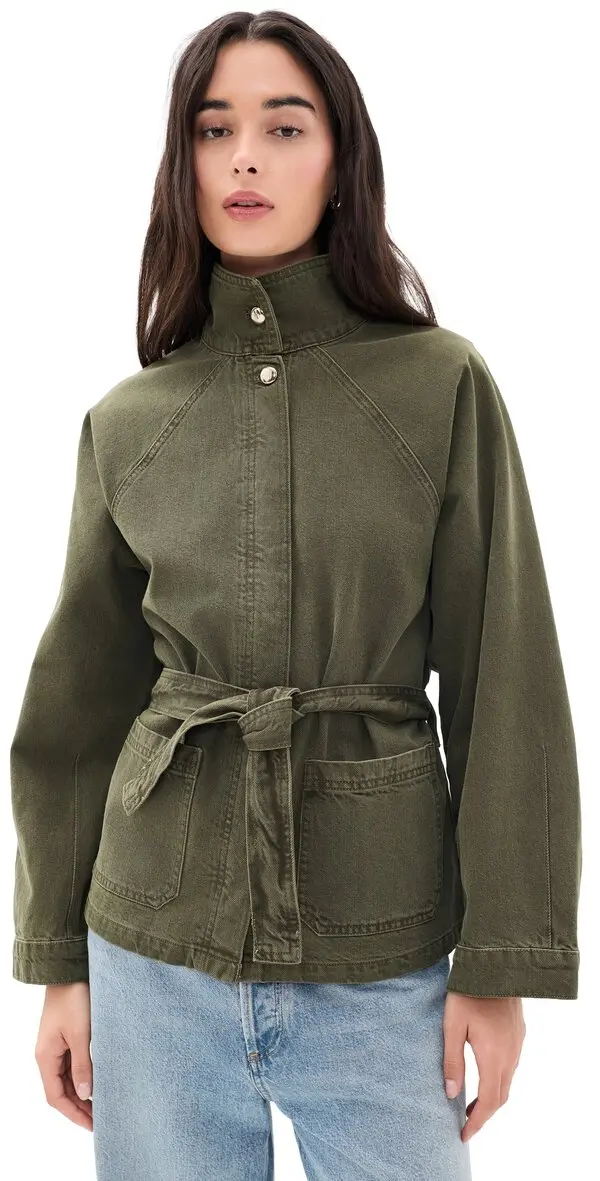 DL1961 Shiloh Belted Denim Jacket