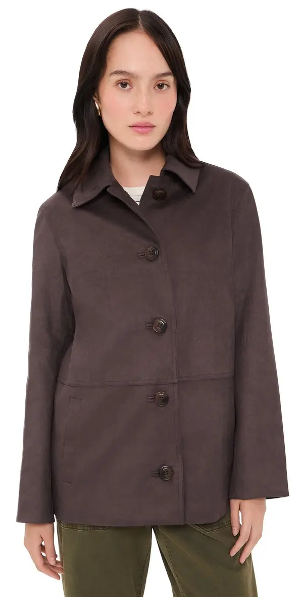 Velvet By Graham & Spencer Wendolyn Faux Suede Jacket