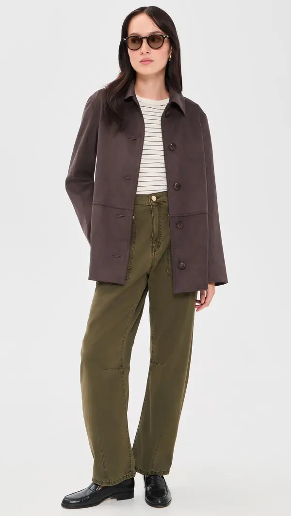 Velvet By Graham & Spencer Wendolyn Faux Suede Jacket