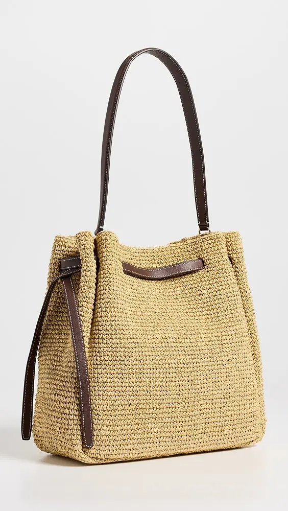 Tory Burch Romy Large Straw Tote