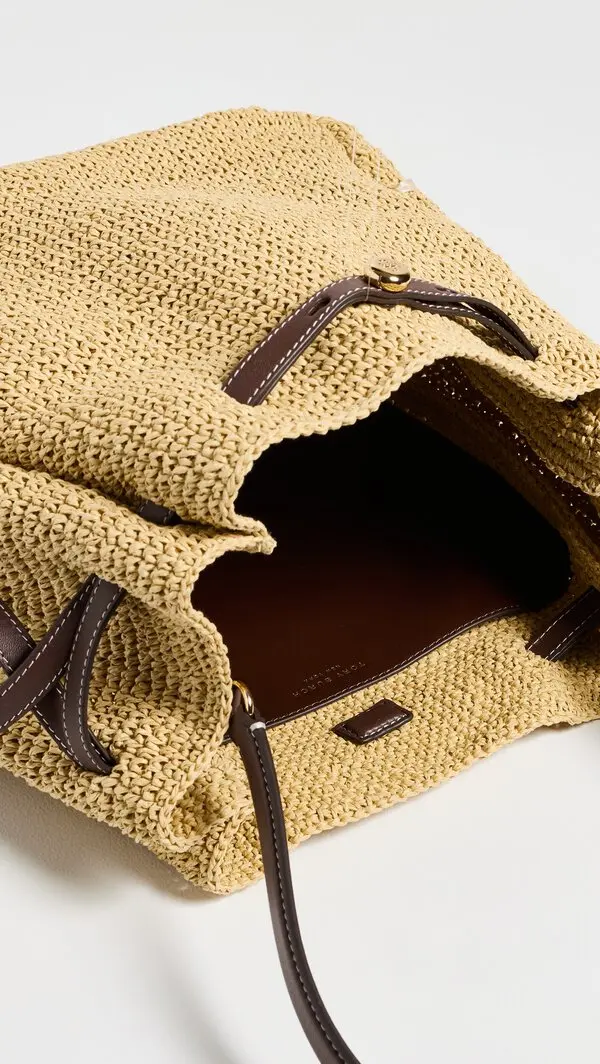 Tory Burch Romy Large Straw Tote