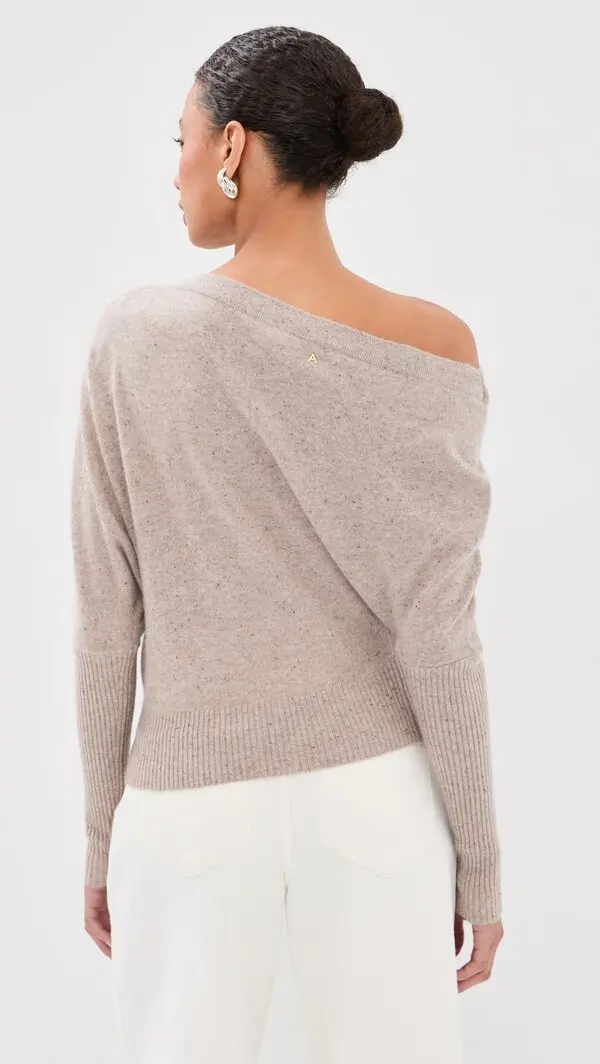 Altuzarra Paxi One Shoulder Cashmere Sweater