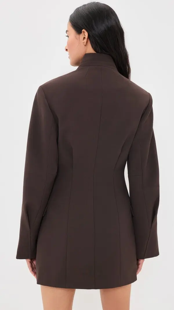 SIR. Astrine Tailored Mini Dress - Coffee