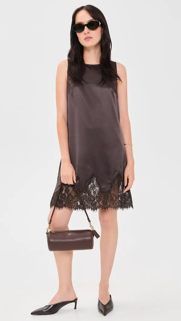 O.P.T Yasmin Dress With Lace Trim