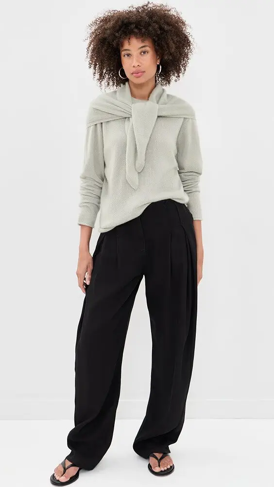 APIECE APART Softest Tissue Scarf Tie Top