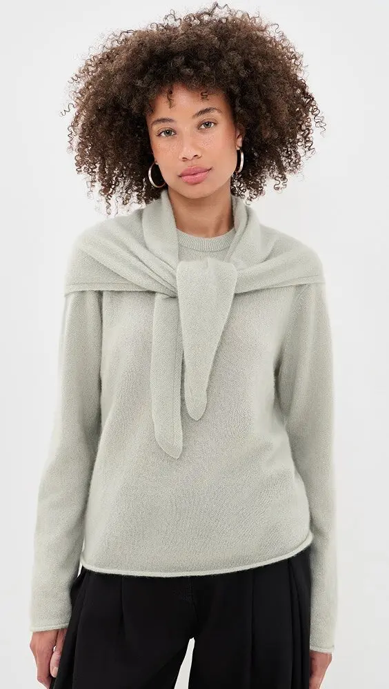 APIECE APART Softest Tissue Scarf Tie Top