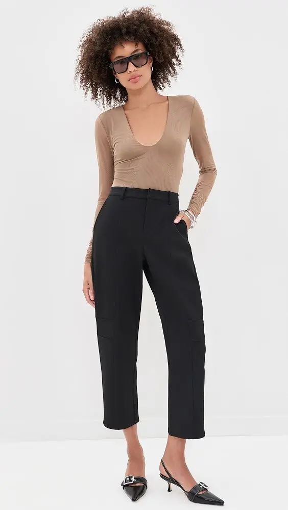 L'Agence Colby Barrel Trousers