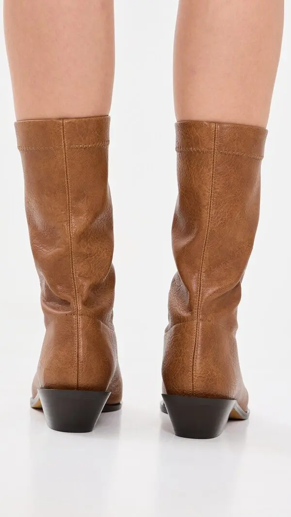 Tibi Leo Boots - Cognac