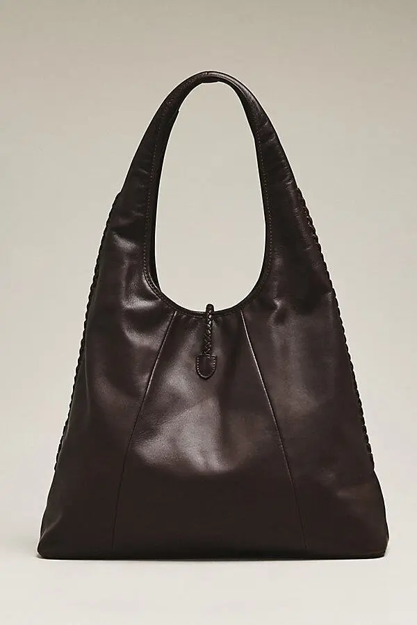 BTB LOS ANGELES Piper Suede Tassel Hobo Bag
