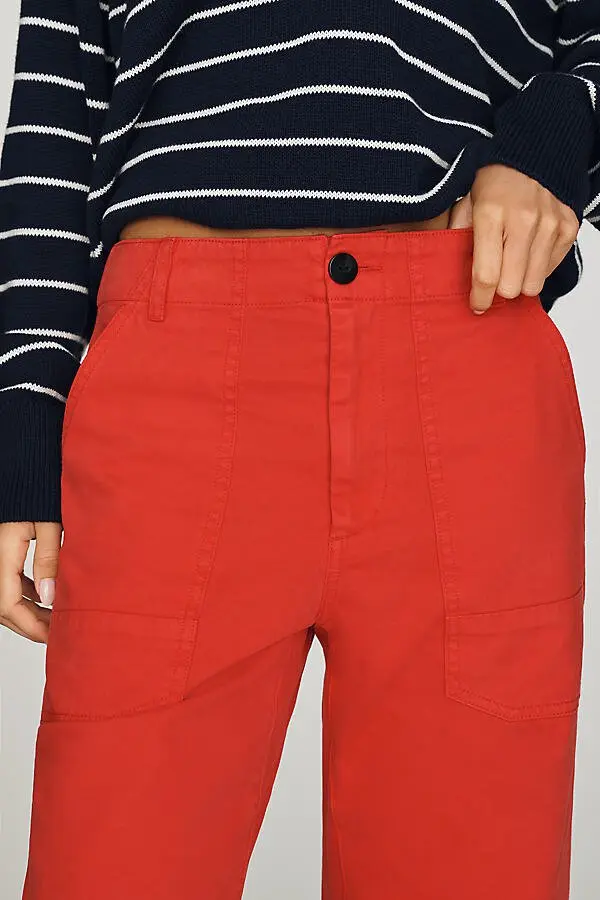 PISTOLA Tori 100% Cotton Utility Pants