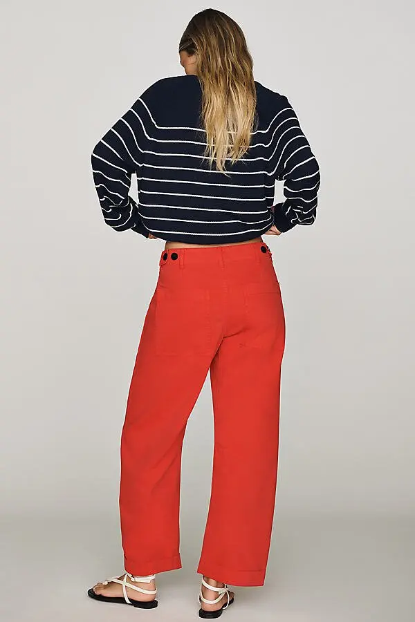 PISTOLA Tori 100% Cotton Utility Pants