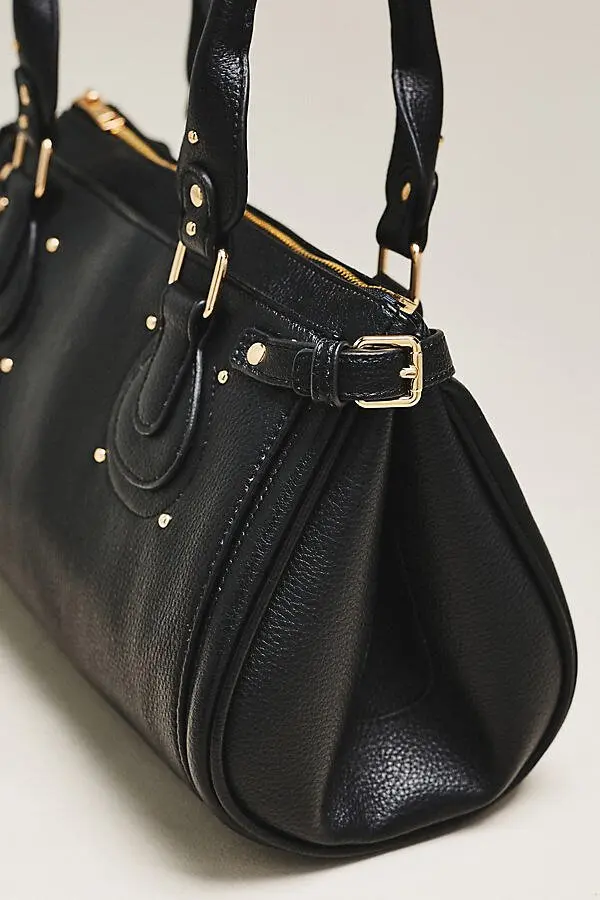 Anthropologie Studded Shoulder Bag - Black