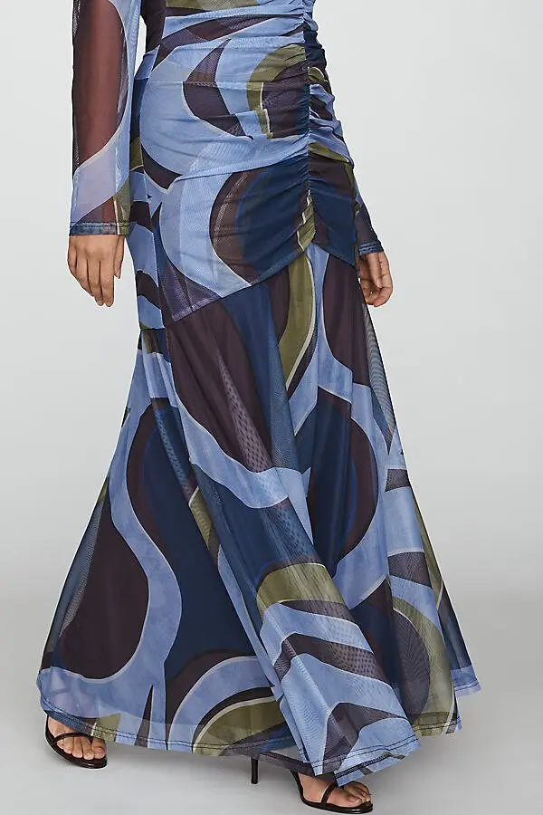 HUTCH Gael Mesh Maxi Dress