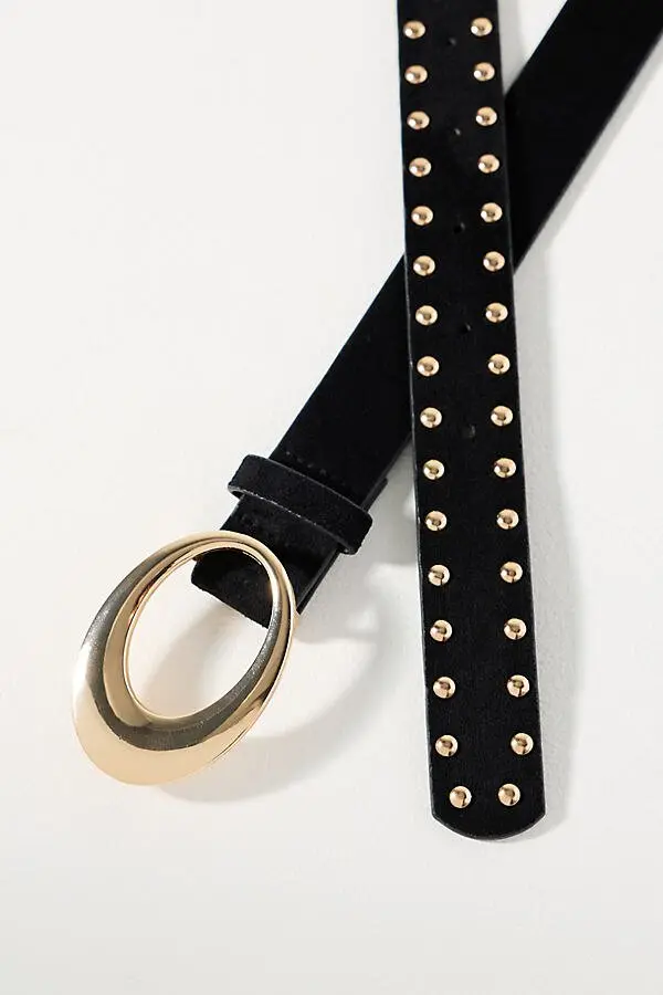 8 Other Reasons Studded Oval Buckle Belt