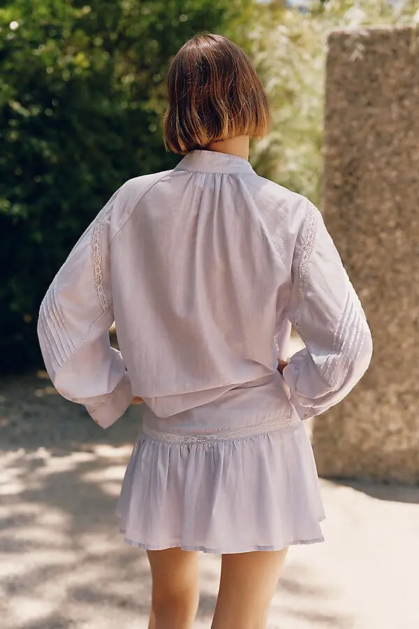 SNDYS. Kendall Cotton Silk Skirt