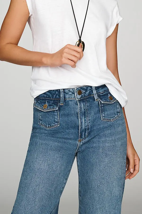 Paige Leenah " High-rise Flared Jeans