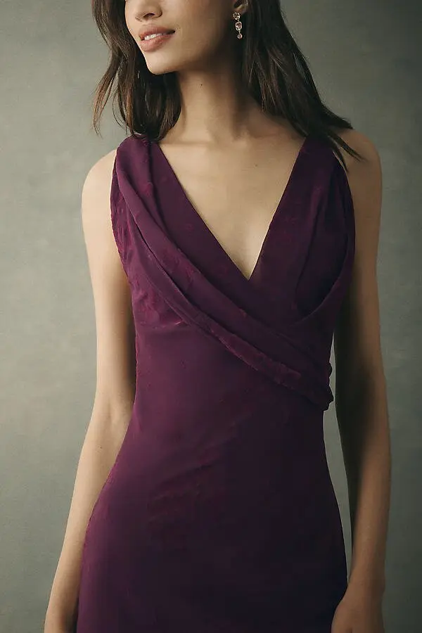 Bhldn Velvet Burnout Maxi Dress