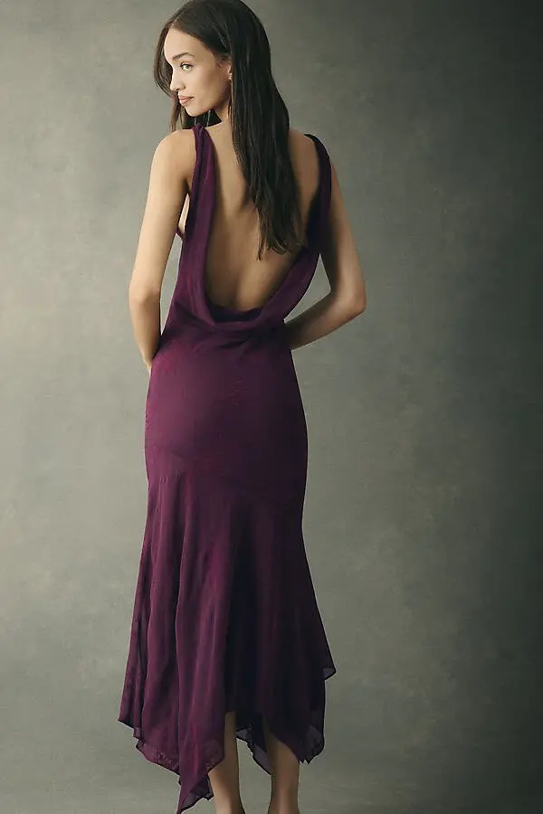 Bhldn Velvet Burnout Maxi Dress