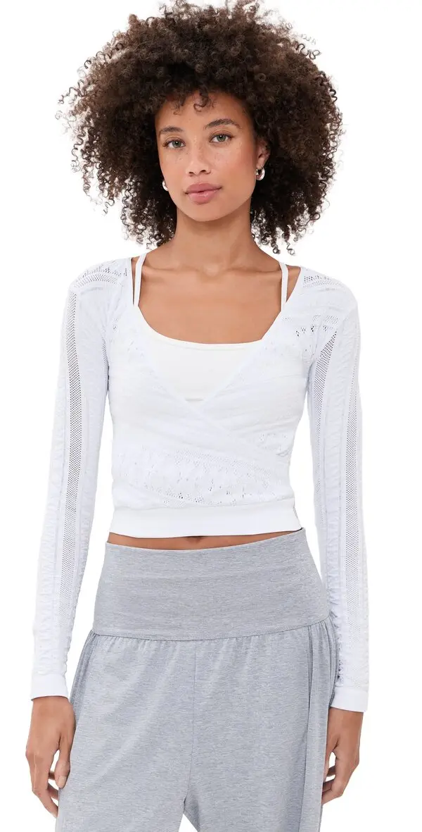 Free People Vixen Layer Tee - White