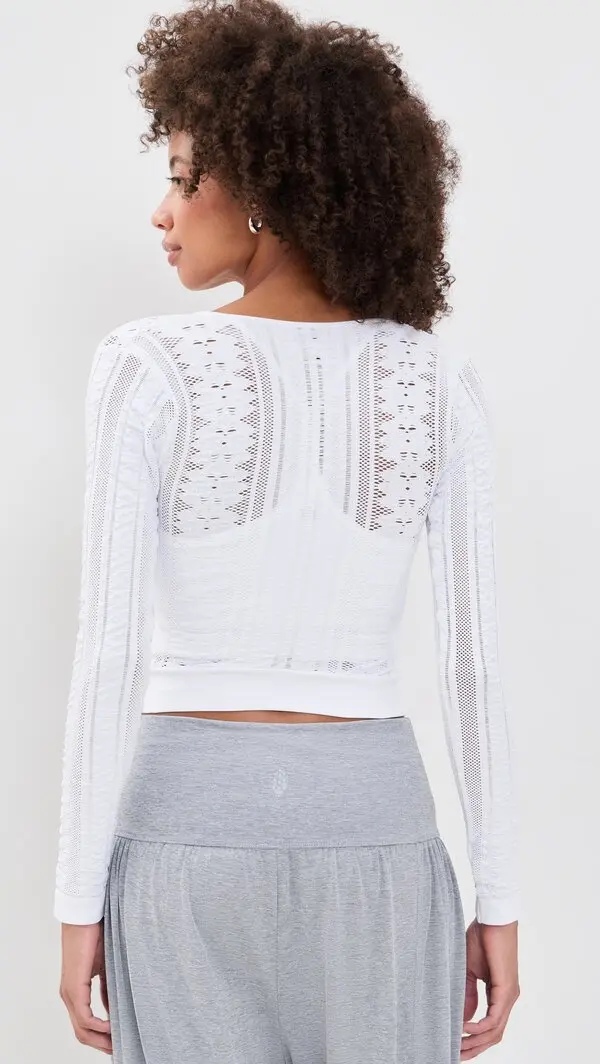 Free People Vixen Layer Tee - White