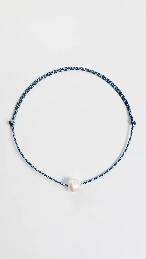 Zoe Chicco Baroque Pearl Paracord Necklace