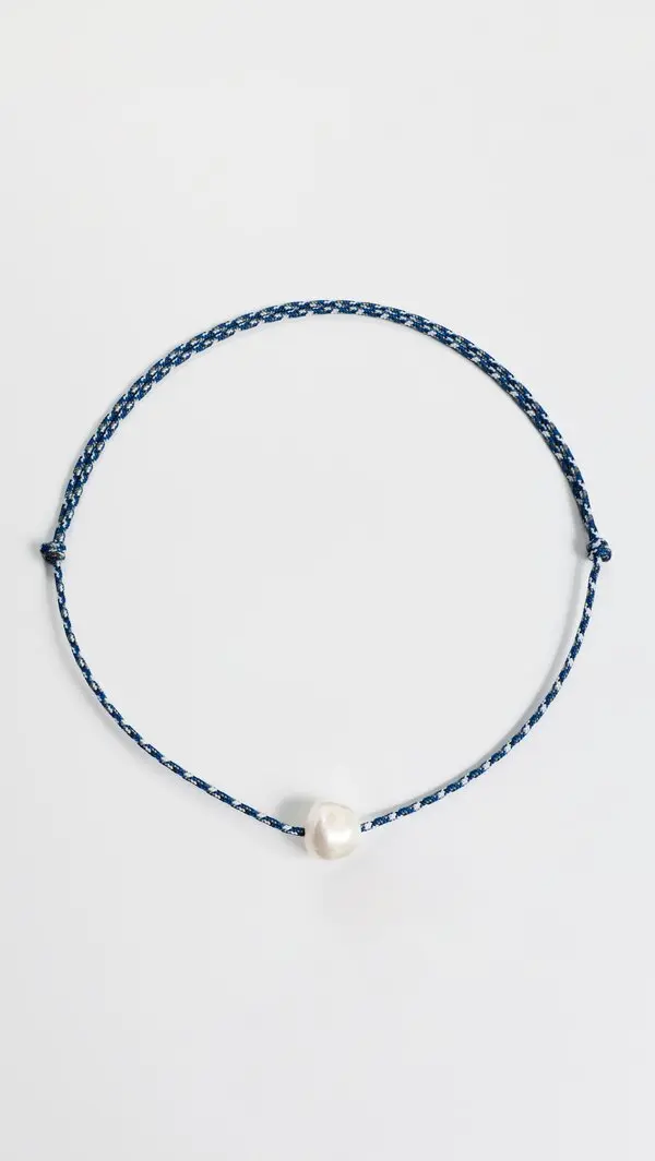 Zoe Chicco Baroque Pearl Paracord Necklace