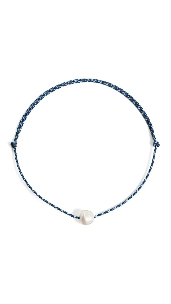 Zoe Chicco Baroque Pearl Paracord Necklace