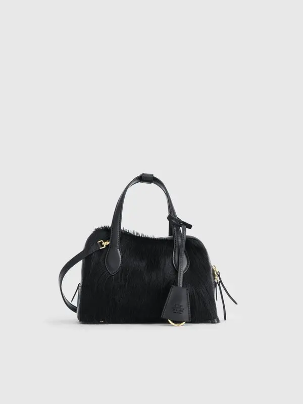 ATP ATELIER Ormelle Pony/leather Top Handle Bag