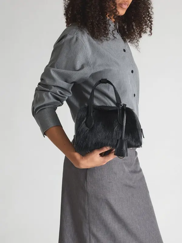 ATP ATELIER Ormelle Pony/leather Top Handle Bag
