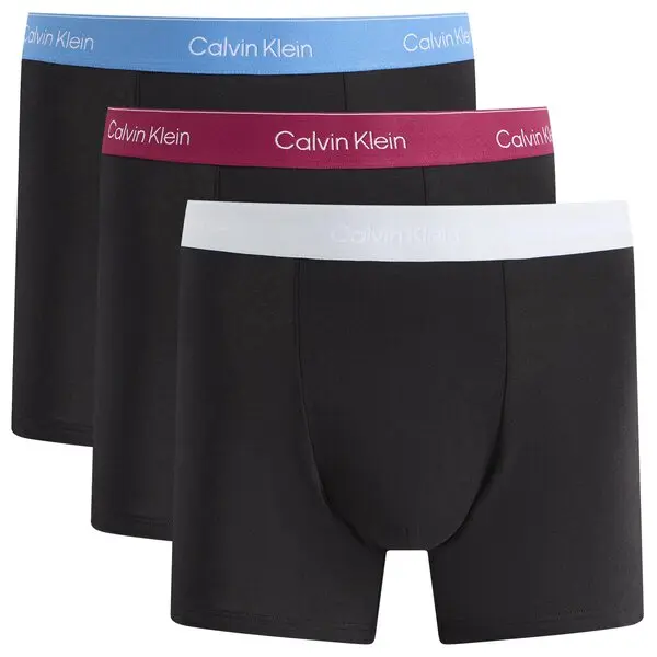 Calvin Klein Icon Relaxed Dart Trunk 3 Pack - Black