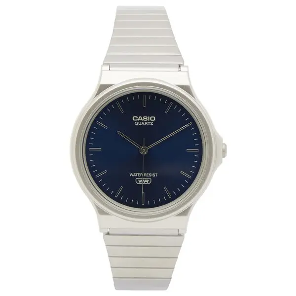 Casio Mq24 Metal Watch - Silver/blue
