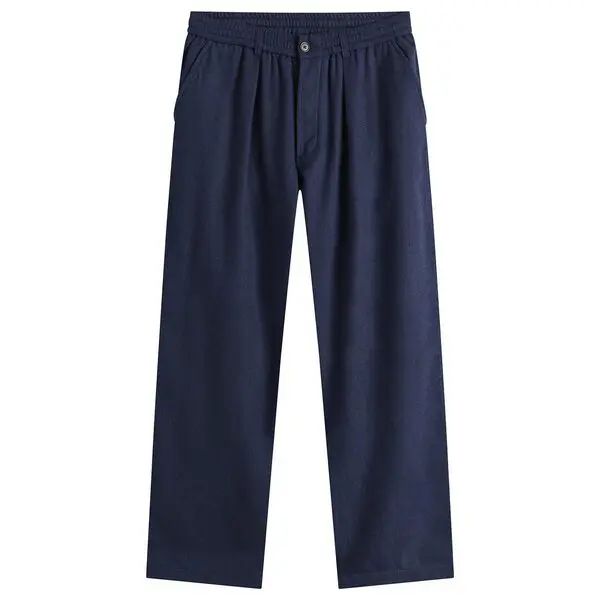 Universal Works Wool Herringbone Pleated Track Pant