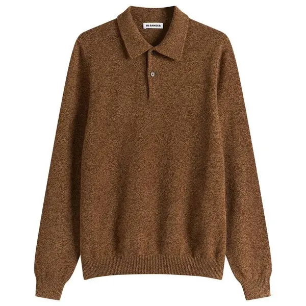 JIL SANDER Wool Cashmere Polo