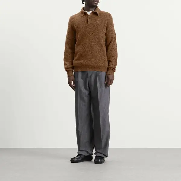 JIL SANDER Wool Cashmere Polo