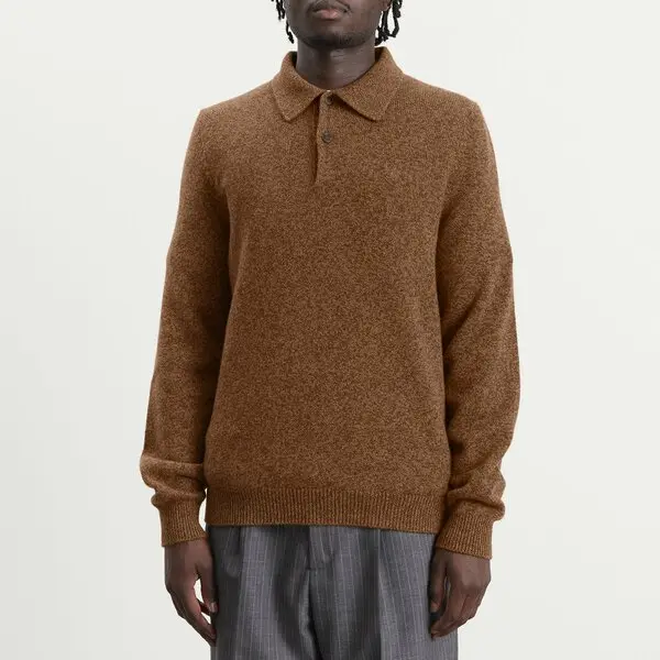JIL SANDER Wool Cashmere Polo