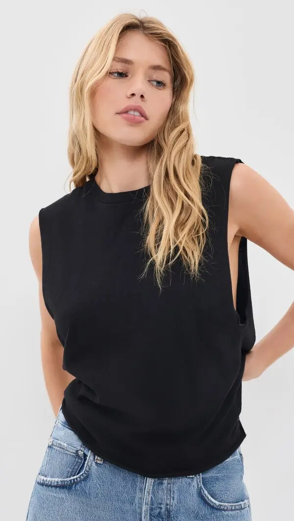 RE/DONE Susan Tee - Black