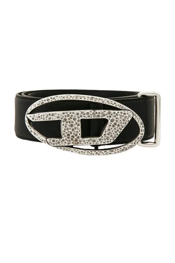 DIESEL® B-1dr Belt With Silver-tone Buckle