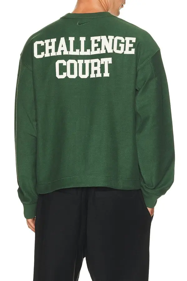 Nike Club Rules Fleece Crewneck Sweater - Fir & Sail