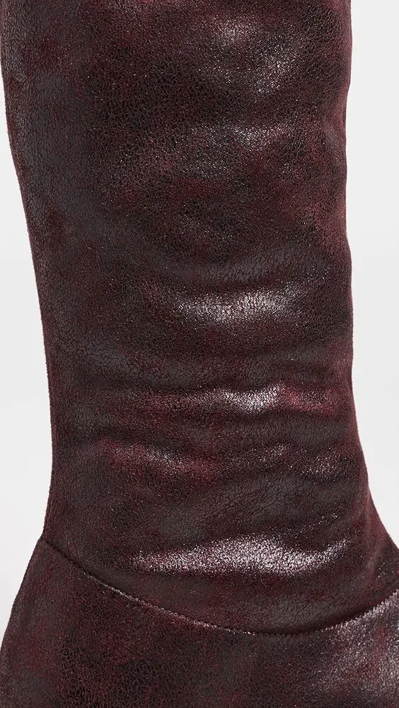 Tibi Bronson Knee High Faux Leather Boots
