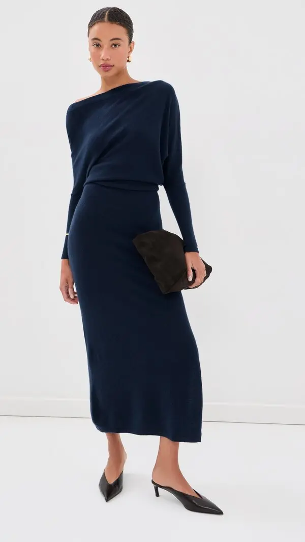 Altuzarra Cashmere One-shoulder Maxi Dress