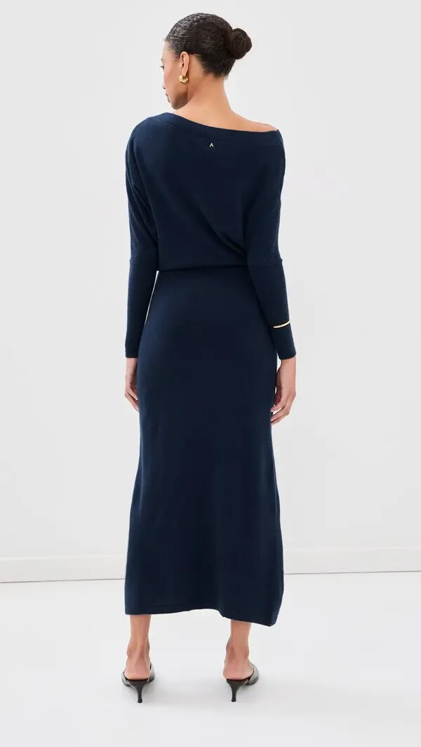 Altuzarra Cashmere One-shoulder Maxi Dress